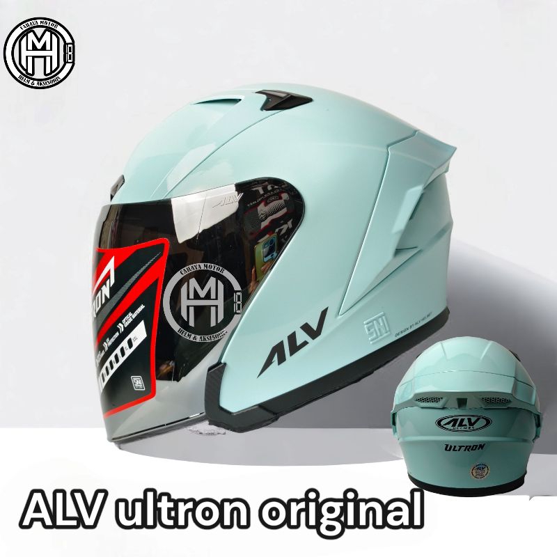 Jual HELM ALV ULTRON SOLID ORIGINAL|HALF FACE | Shopee Indonesia