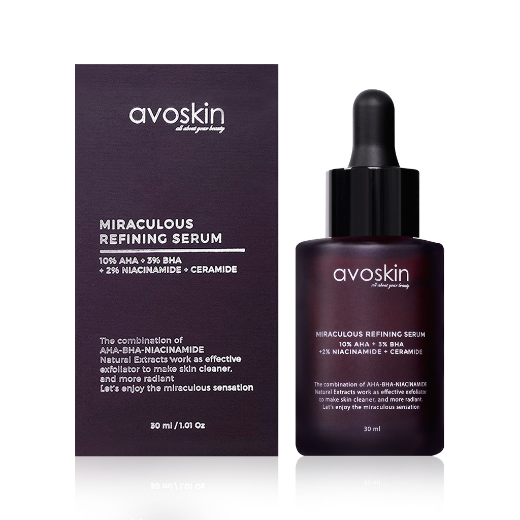 Jual Avoskin Miraculous Refining Serum | Serum eksfoliasi wajah 30ml ...