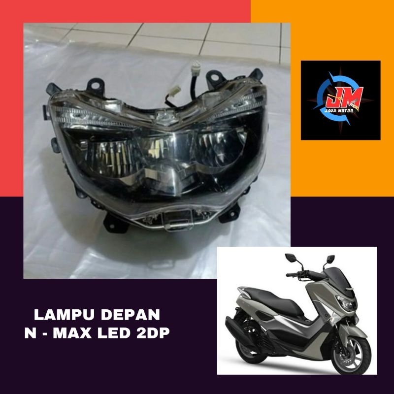 Jual Reflektor Lampu Depan Reflector Yamaha NMAX N MAX LED 2DP PLUS NEW ...