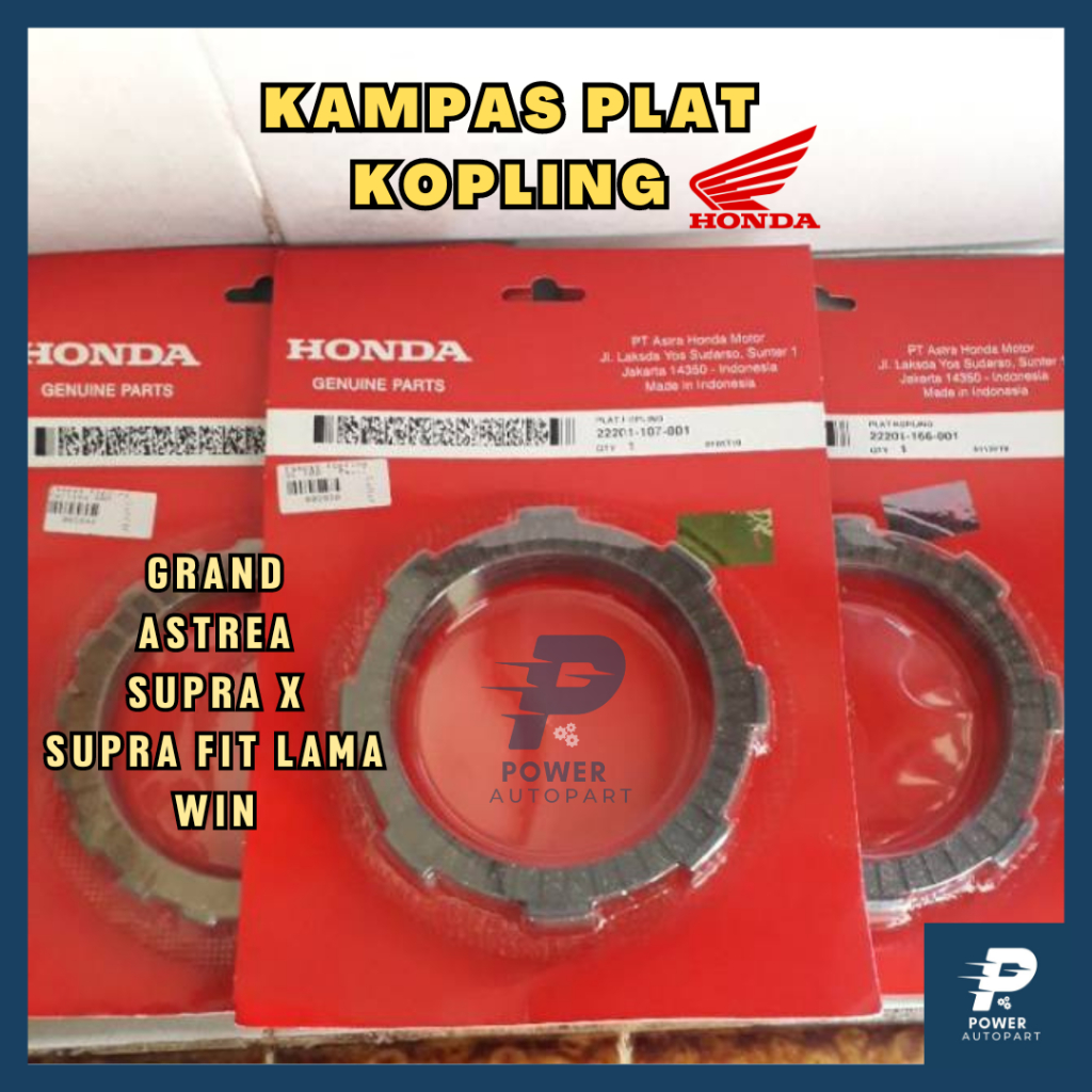 Jual ORIGINAL Kampas Plat Kopling Grand Astrea Supra x Supra Fit Lama win | Shopee Indonesia