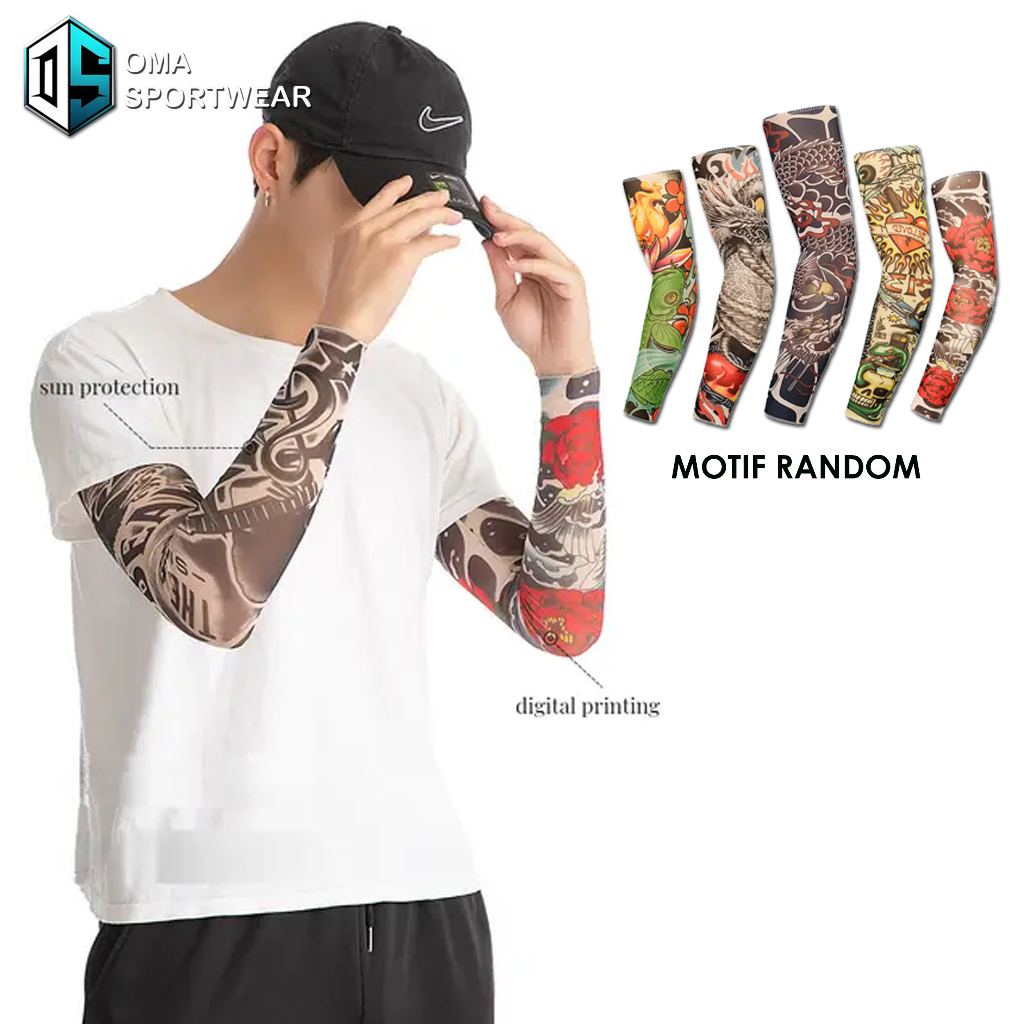 Jual Manset Deker Lengan Tangan Motif Tato Pria | Shopee Indonesia