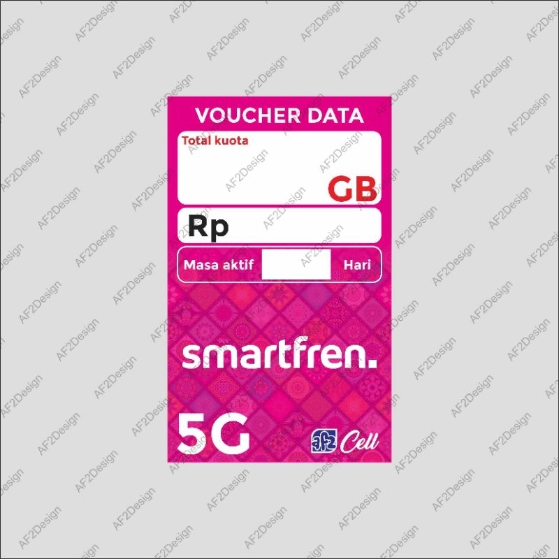 Jual KARTU DISPLAY PAJANGAN VOUCHER DATA INTERNET KONTER PULSA (NEW ...