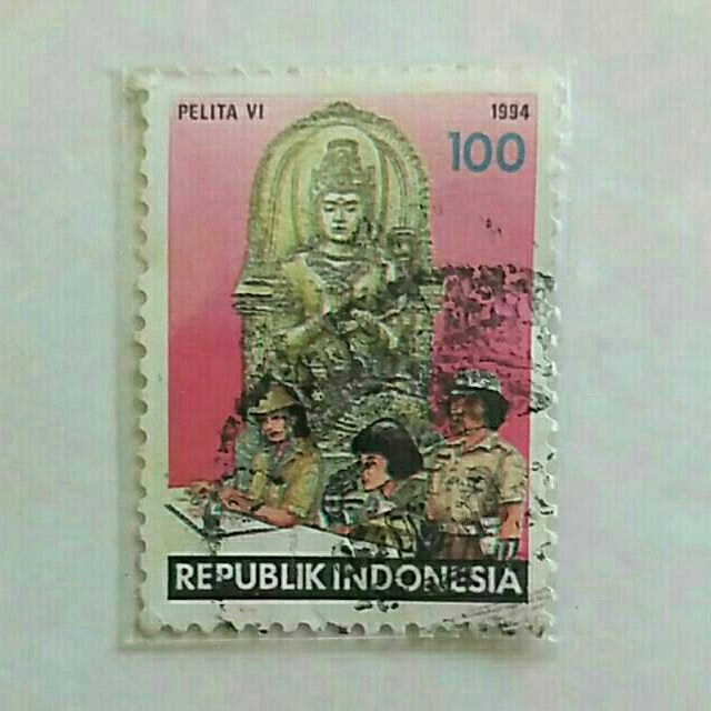 Jual (AD) Perangko Indonesia 1994 Pelita VI Nominal 100 Rupiah Used ...