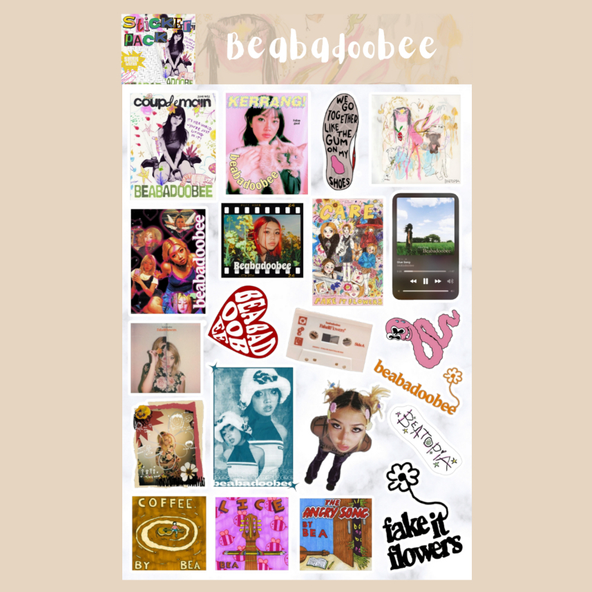 Jual Beabadoobee Sticker Sheet | Shopee Indonesia