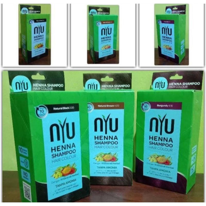 Jual NYU HENNA SHAMPOO | HARGA SATUAN | Shopee Indonesia