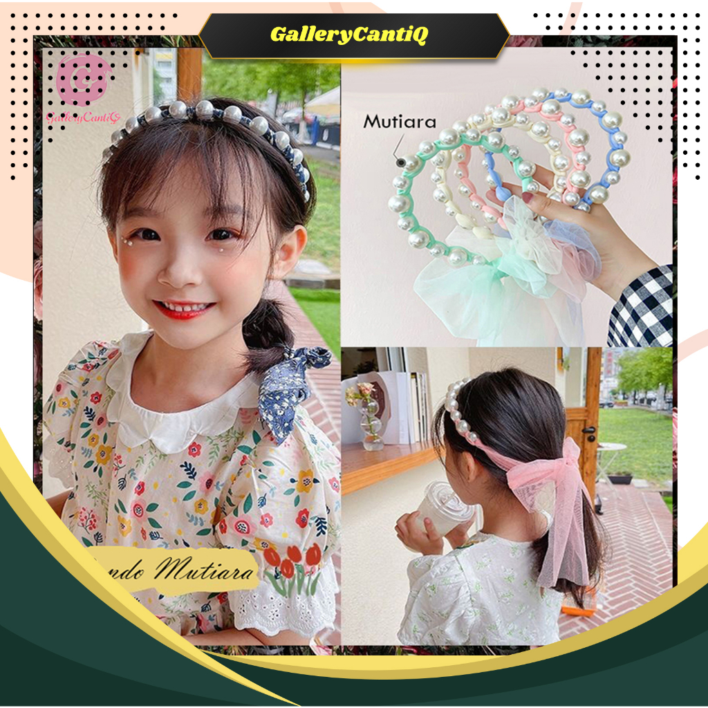 Jual GalleryCantiQ - Bando Anak Perempuan lucu kekinian bondu mutiara ...