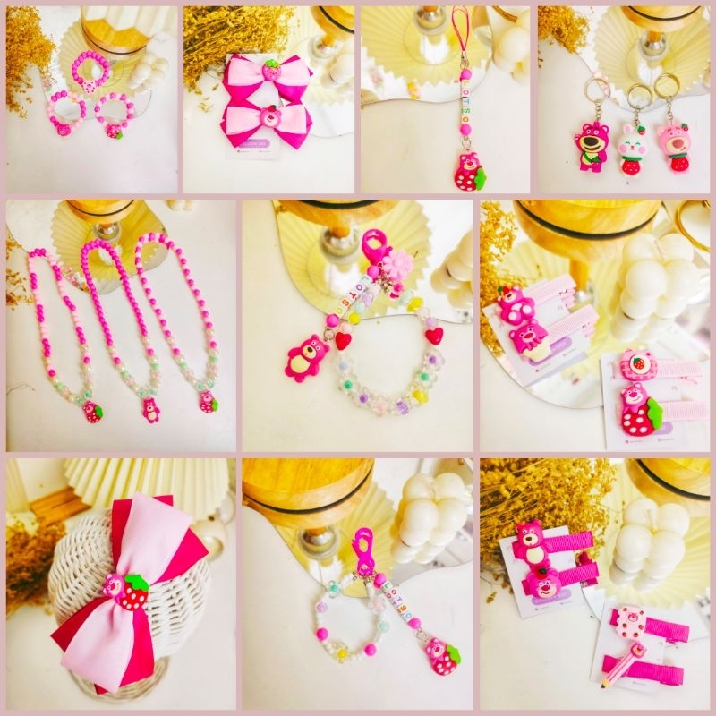 Jual Aksesoris Serba Lotso Clay Random Kalung Anak Gelang Anak ...