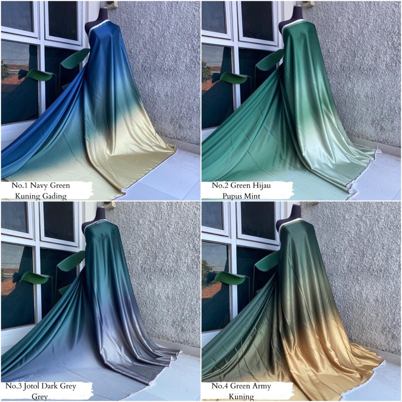 Jual {TERLARIS} Kain Motif Gradasi Bahan Silk premium Yamaha Printing ...