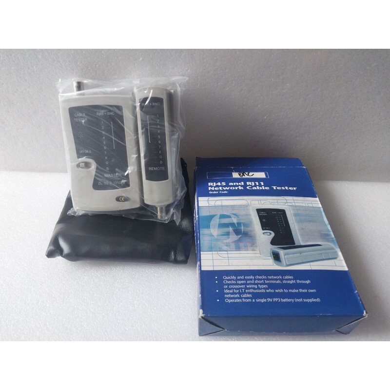 Jual LAN Tester RJ45 RJ11 Alat penguji kabel LAN RJ45 Kabel Telepon ...