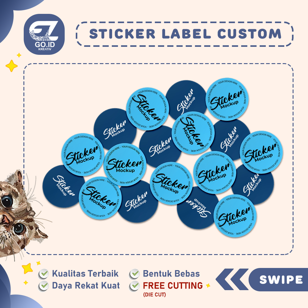 Jual Cetak Stiker / Sticker Label Kemasan Custom Minuman Makanan OLSHOP ...