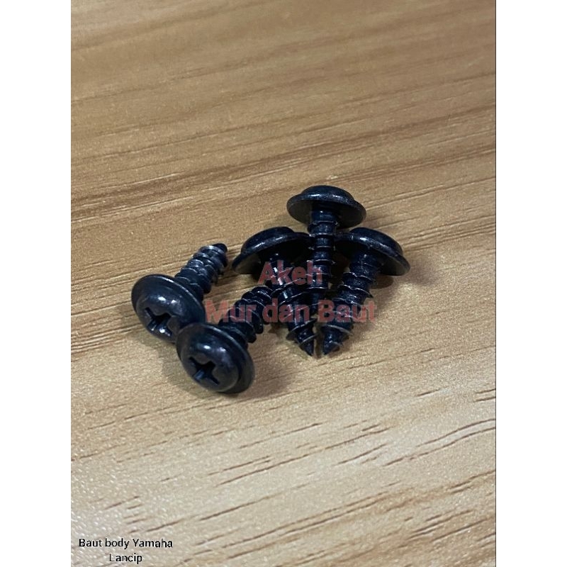 Jual Baut Skrup Body Yamaha Lancip Hitam 5x14 , 5x16 Murah | Shopee ...
