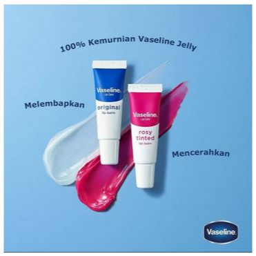 Jual Vaseline Lip Care original dan Rosy Tinted Lip Balm 10 gr / Pelembab dan Pencerah Bibir ...