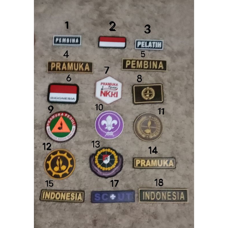 Jual Logo Emblem Patch Rubber Pramuka | Shopee Indonesia