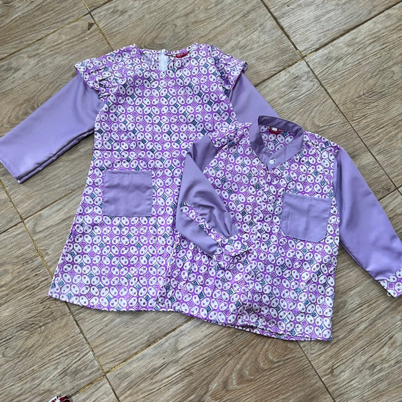 Jual BATIK KIDS COUPLE TUNIK KEMEJA BATIK ANAK BERRY CEWEK COWOK ...