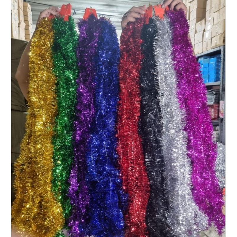 Jual slinger rumbai warna warni/slinger rumbai/slinger Tinsel rumbai 2 ...