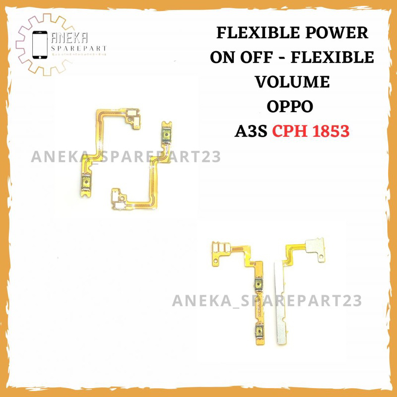 Jual Fleksible Flexible Volume + On Off Oppo A3S Cph 1853 | Shopee Indonesia