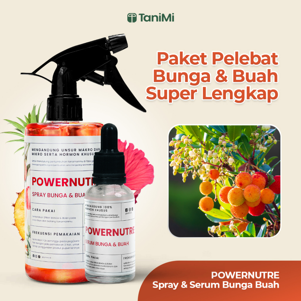 Jual TANIMI - [2 PCS] BUNDLING Pupuk Cair Penumbuh dan Pelebat Bunga ...