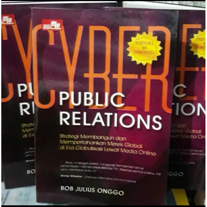 Jual buku baru pertama di indonesia Cyber Public Relations By Bob Julius Onggo | Shopee Indonesia