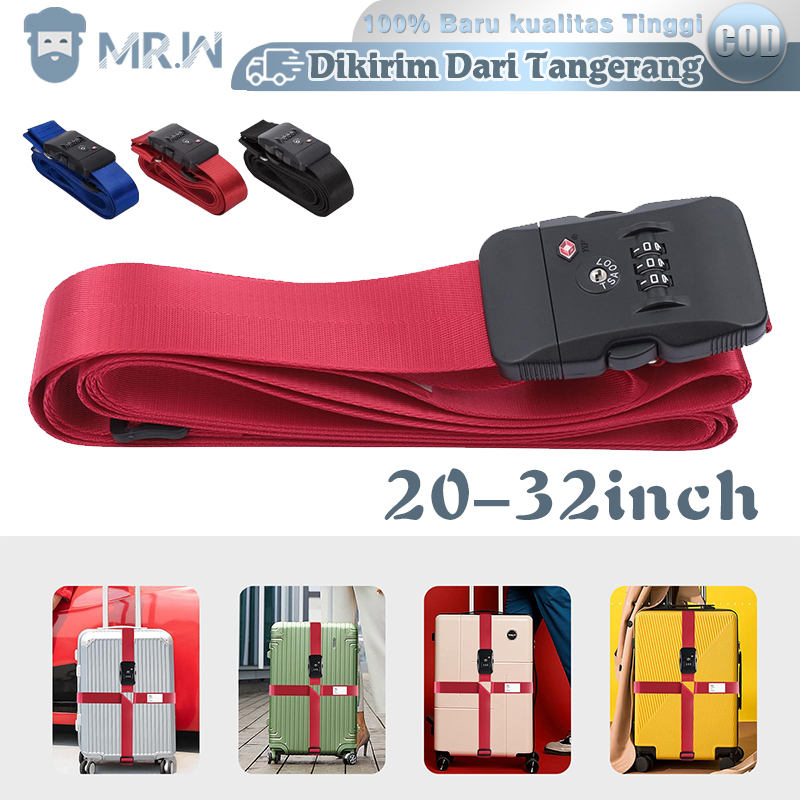 Jual Tali Koper TSA Tali Koper Silang Ganda Sabuk Koper TSA Lock ...