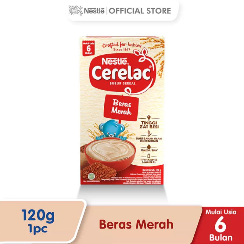 Jual Nestle Cerelac Beras Merah 120 Gr Shopee Indonesia