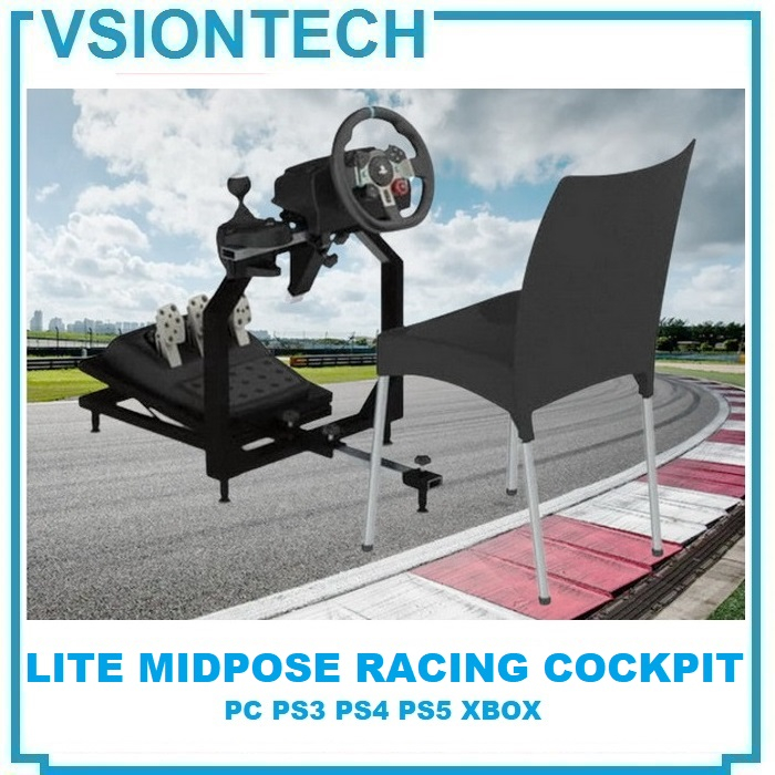 Jual Lite Midpose Racing Stand - Kursi Cockpit Simulator Gaming PC PS3 ...