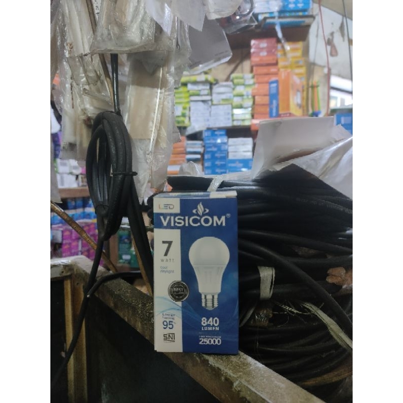 Jual LED 7 W VISICOM COOL DAYLIGHT BULB | Shopee Indonesia