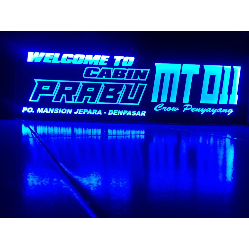 Jual nomor lambung atau welcome to cabin LED RGB DAN REQUES WARNA ...