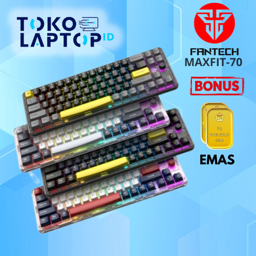 Jual Fantech Maxfit70 MK911 Wireless 65% Mechanical Keyboard Gaming ...