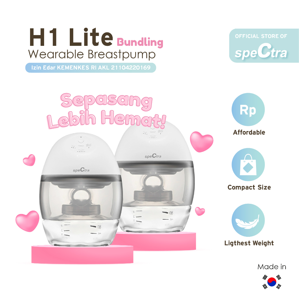 Jual Spectra H1 Lite Electric Breastpump - Pompa Asi Elektrik Single ...