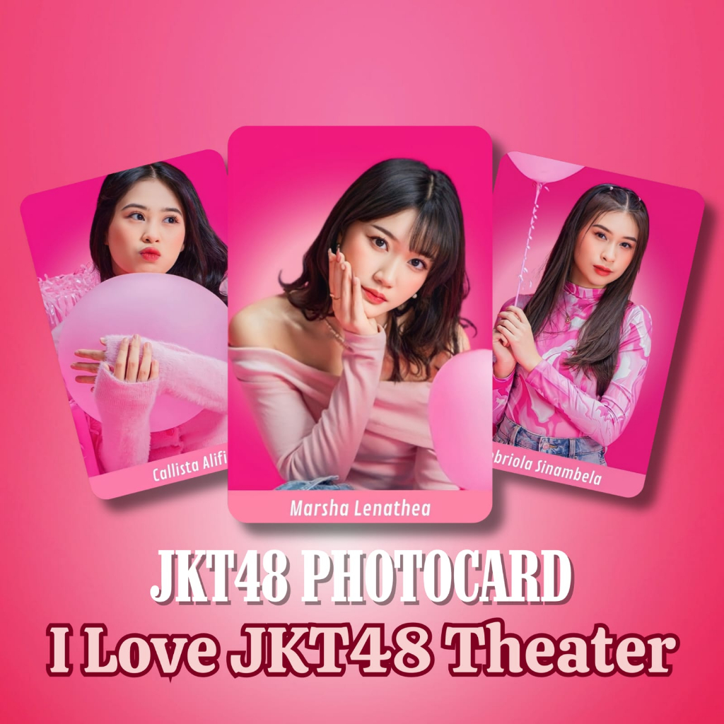Jual [MINIMAL 3PCS] I LOVE JKT48 THEATER PHOTOCARD PC | Shopee Indonesia