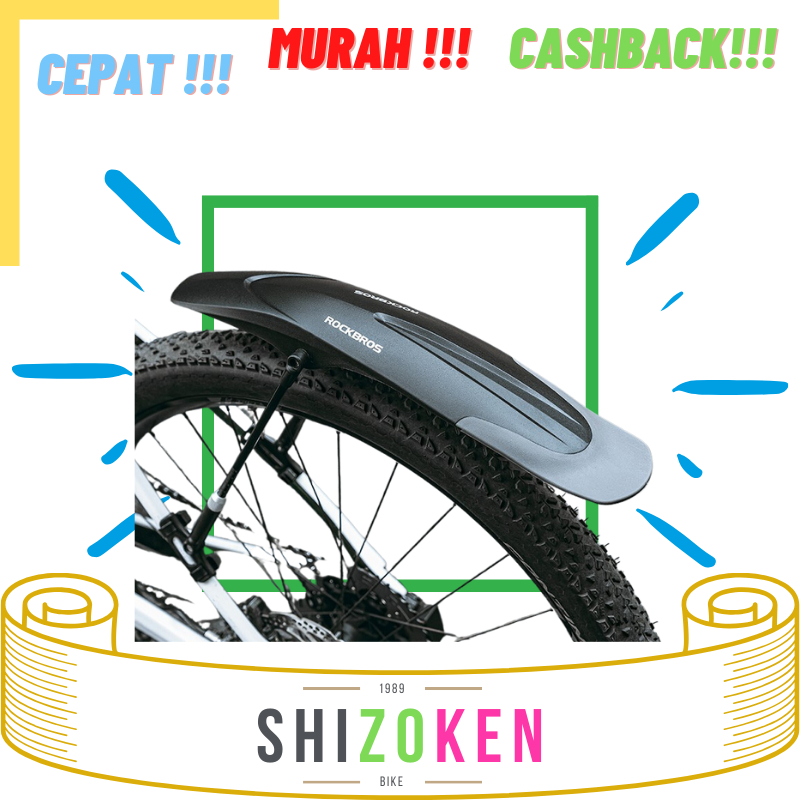 Jual Rockbros 2821 Fender Spakbor Mudguard Sepeda Quick Release Mud ...