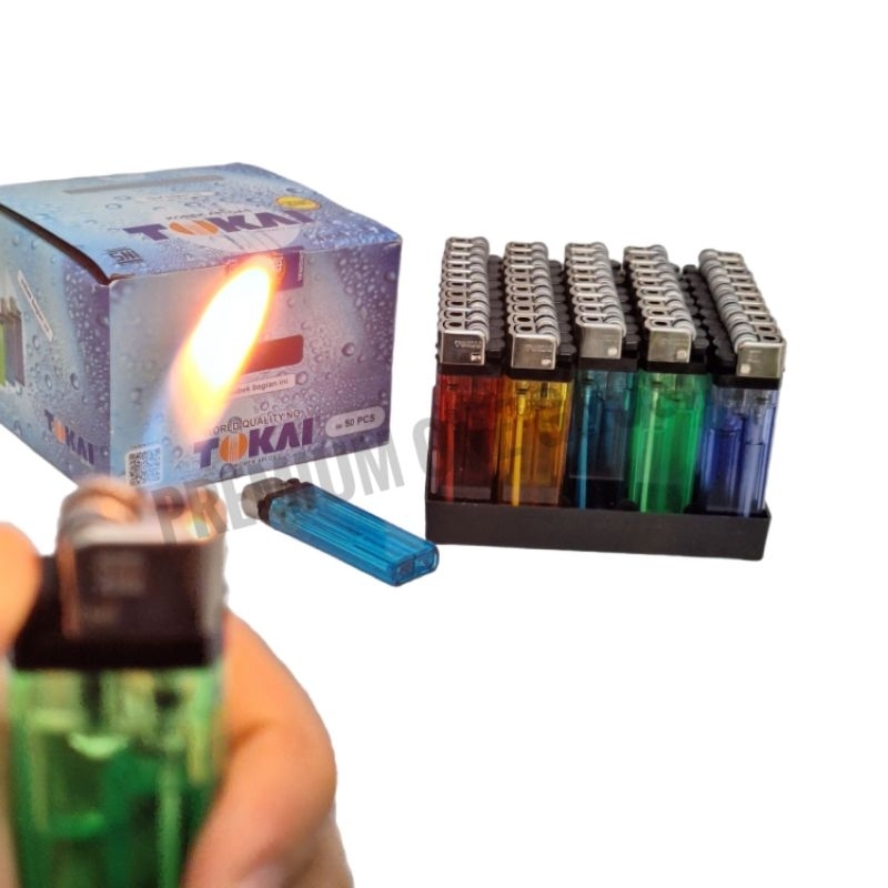 Jual 1 Pak Mancis TOKAI ASLI Isi 50 Pcs/Korek Api Gas | Shopee Indonesia