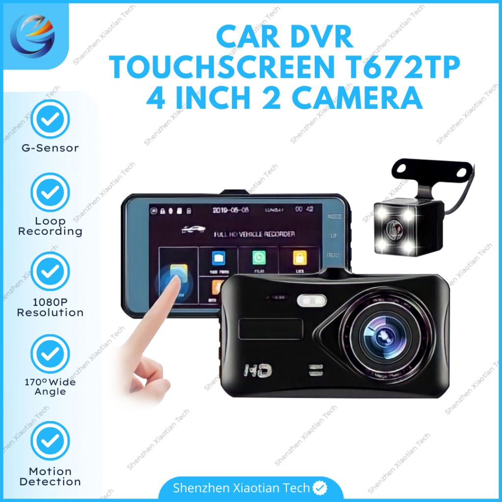 Jual CAR DVR 4 INCH TOUCHSCREEN FULLl HD 1080P | KAMERA CCTV MOBIL ...