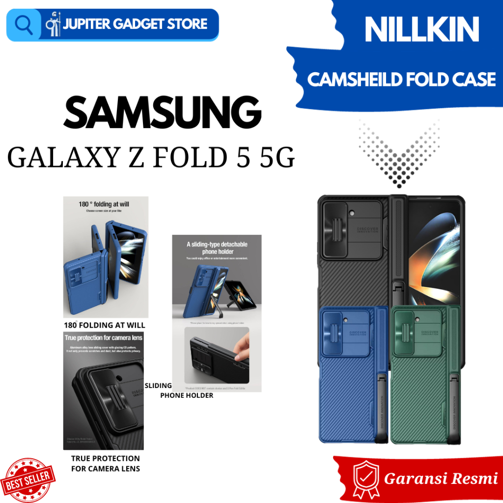 Jual Samsung Galaxy Z Fold 5 Nillkin CamShield Fold Stand HardCase ...