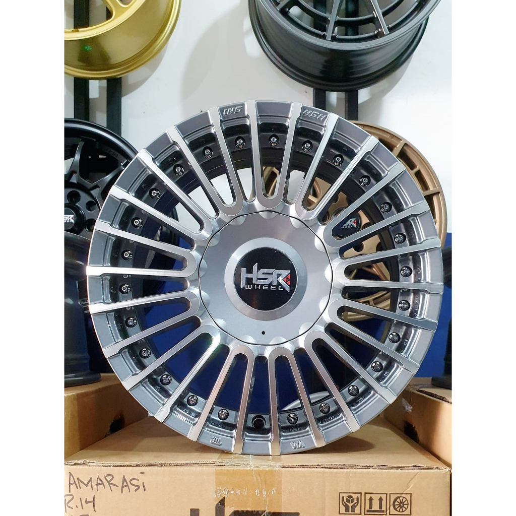 Jual Velg racing mobil sigra,avanza,brio,ayla dll Ring 14 pcd 4x100-114,3 HSR Amarasi | Shopee ...