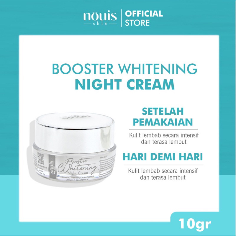 Jual Nouis skin booster whitening night cream | Shopee Indonesia