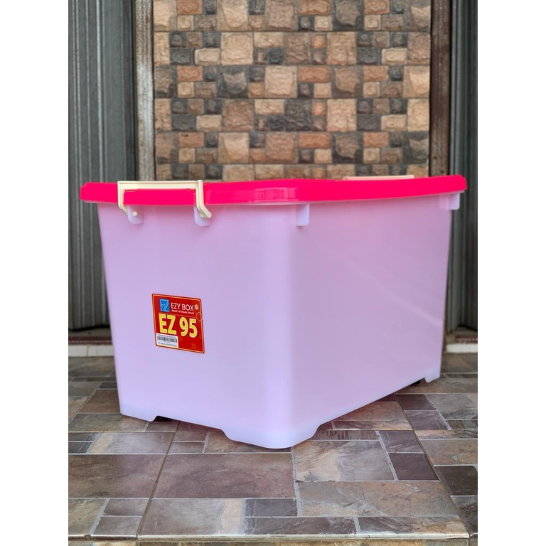 Jual Kontainer Container Box Tutup \Plastik 95 Liter TIDAK TRANSPARAN ...