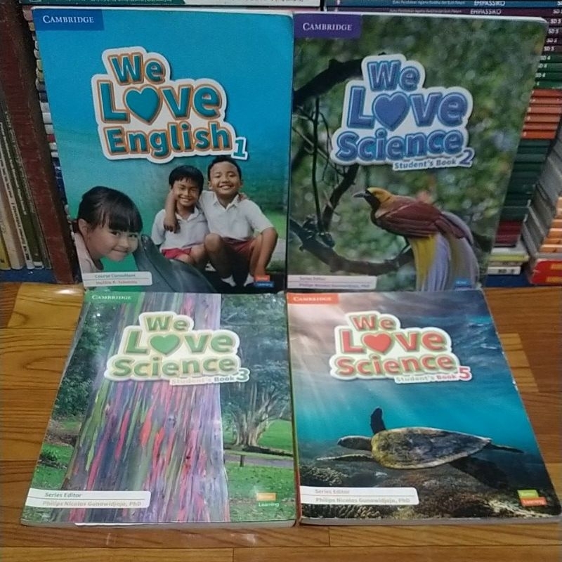 Jual Cambridge We Love Science /English Students Book 1,2,3,5 | Shopee ...