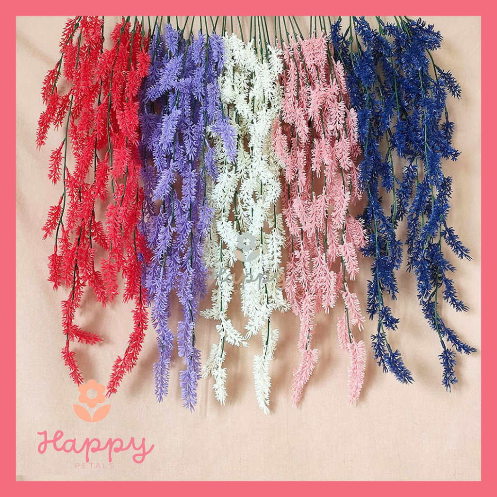 Jual Artificial Flower Hyssop Garland Bunga Gantung Daun Plastik ...