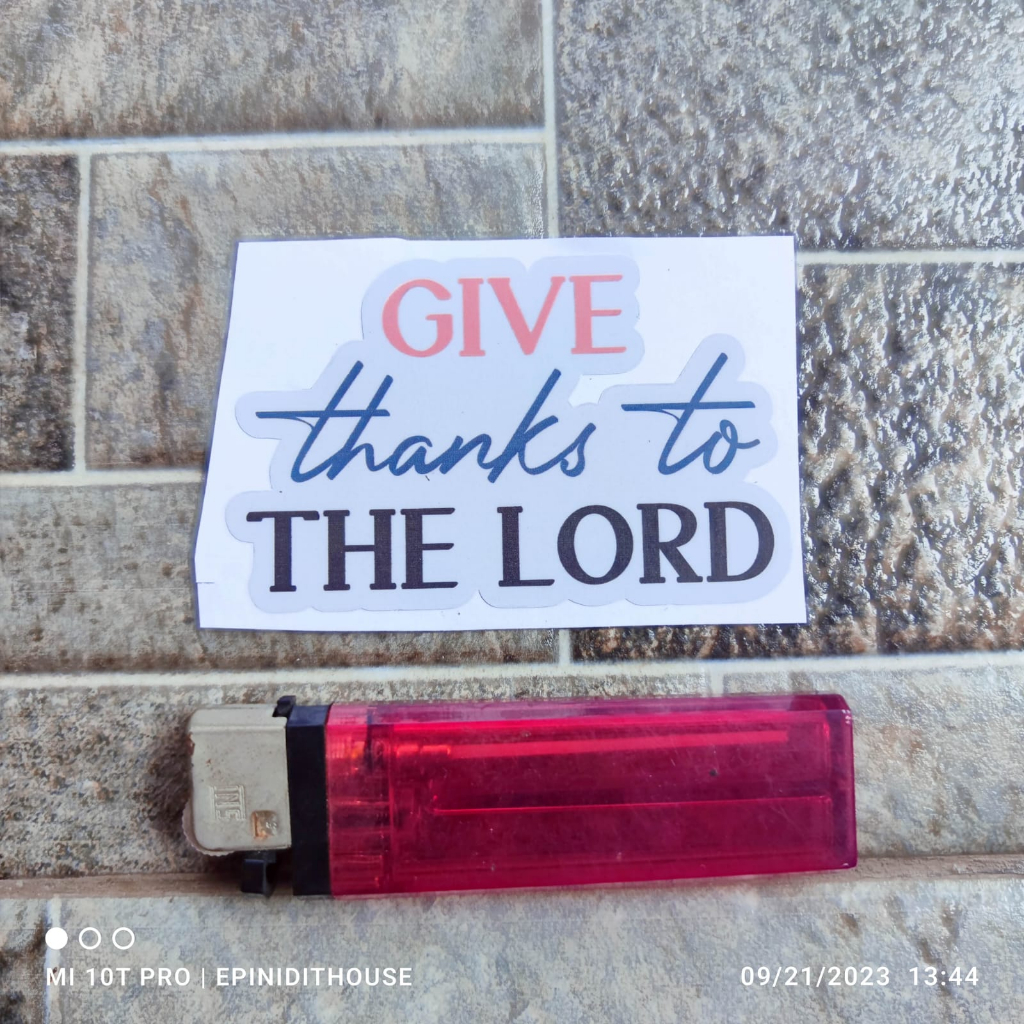 Jual Stiker Kristen Katolik Faith Jesus Lord Doa Ayat Suci Motivasi ...
