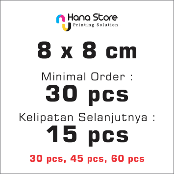 Jual Hang Tag Bulat 1 Sisi Lingkaran Custom 260 gsm Laminasi Full ...