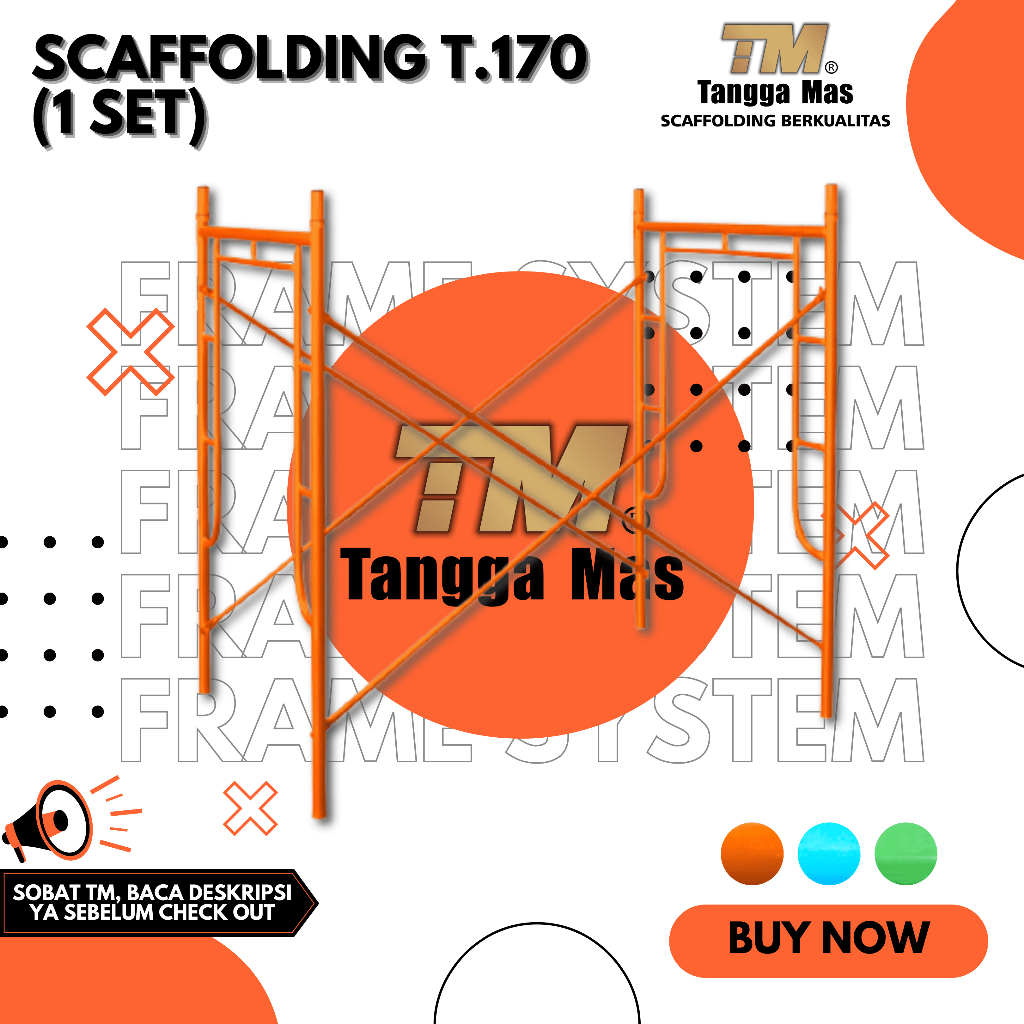 Jual SCAFFOLDING T.170 (1 SET) PERANCAH STEGER ANDANG TERMURAH BERKUALITAS | Shopee Indonesia