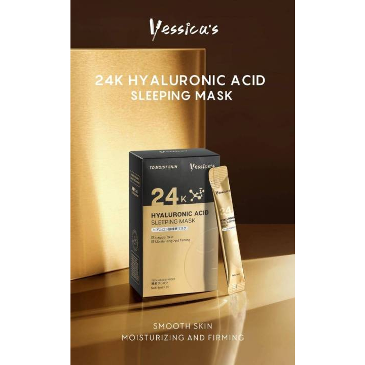 Jual Yessica's 24k Hyaluronic Acid Sleeping Mask (Moisturizing ...