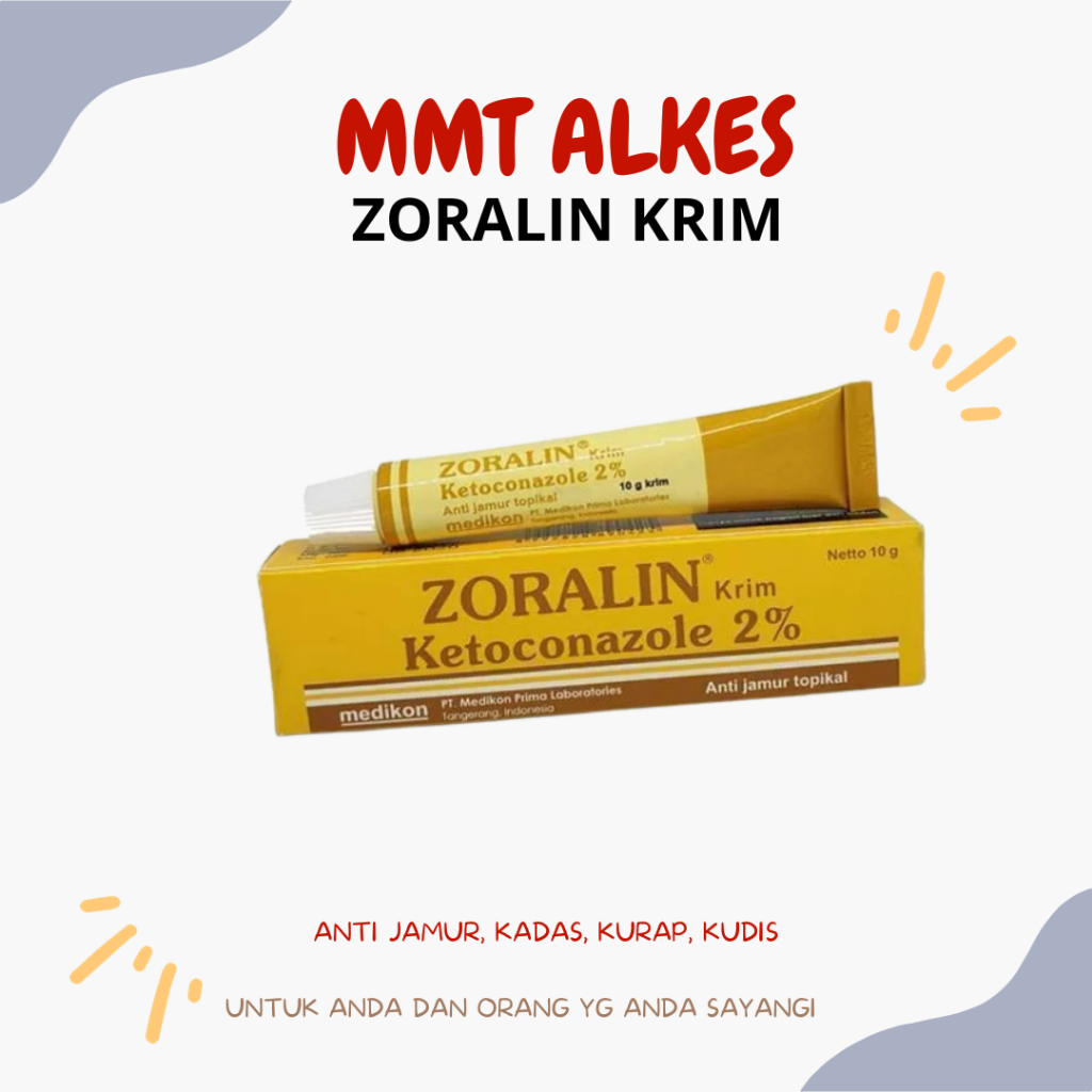 Jual Zoralin Krim 10 gr / Salep zolarin Krim Anti Jamur Panu Kadas ...
