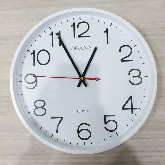 Jual Jam Dinding Ogana Polos Besar Jam dinding bulat jam dinding jumbo ...