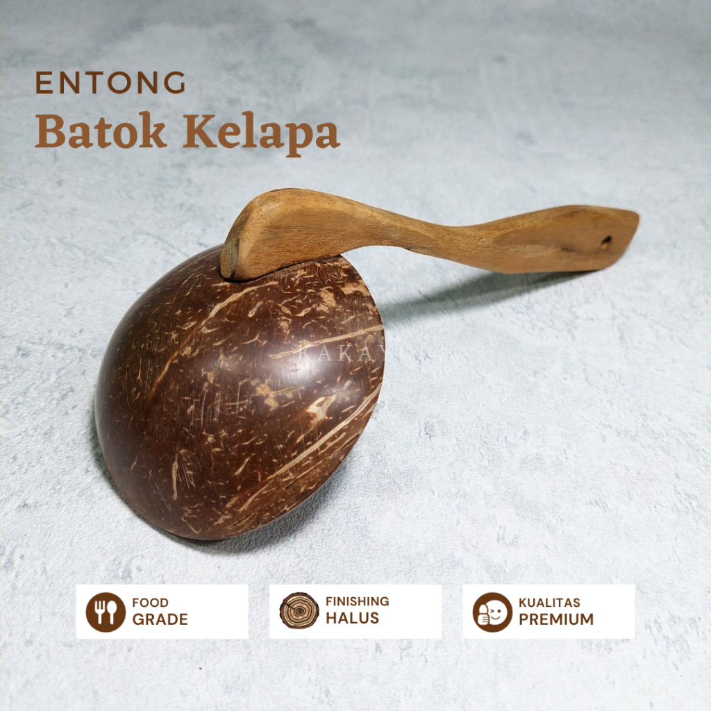 Jual Erus Batok Kelapa / Entong Sayur / Spatula Kayu / Eros Kayu / Irus ...