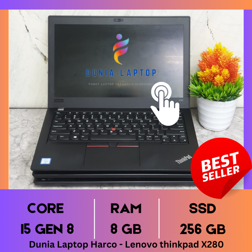 Jual Laptop Lenovo Thinkpad X280 Touchscreen - Core i5 gen 8 - Ram 8gb Ssd 256gb - Second ...