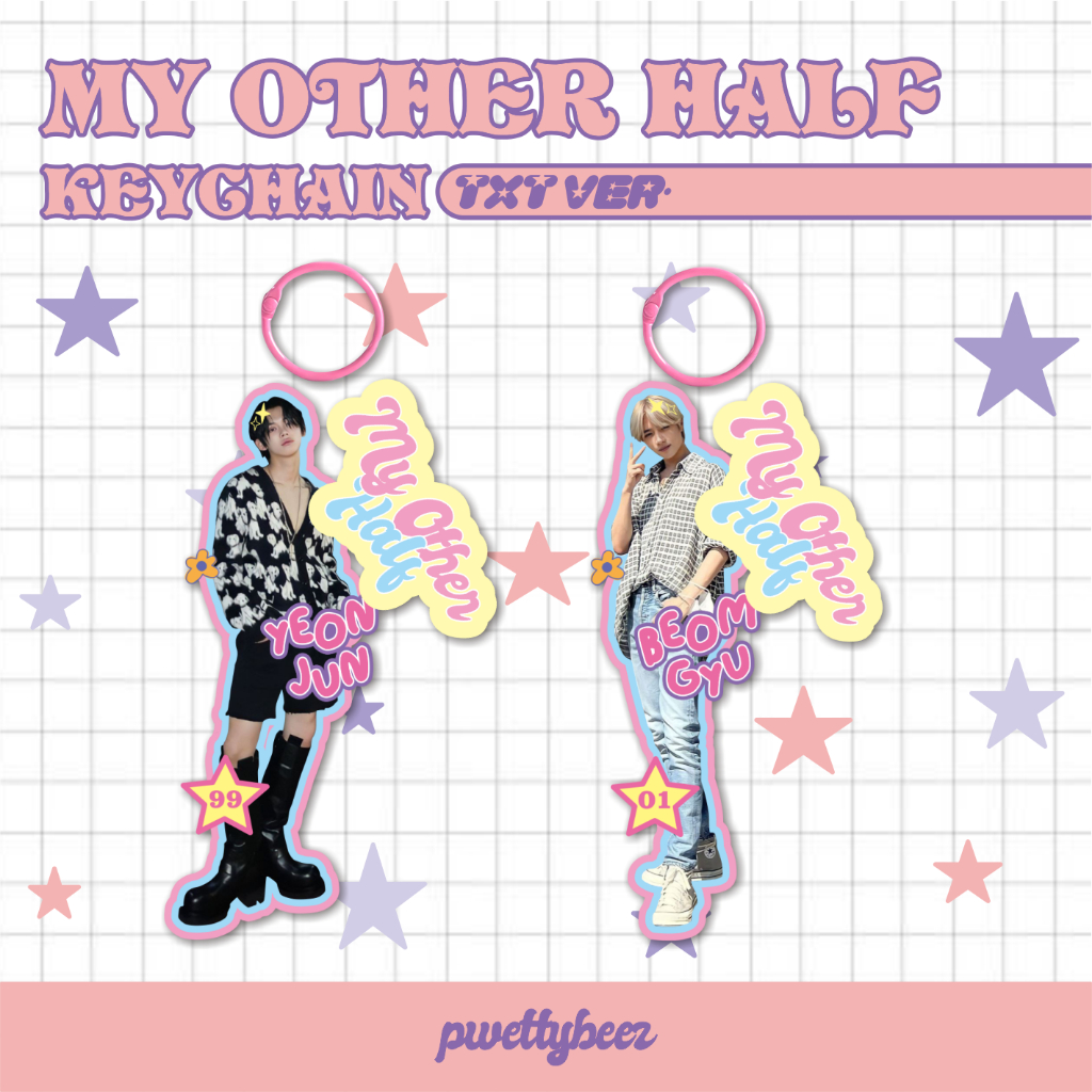 Jual MY OTHER HALF KEYCHAIN (TXT VER) | Shopee Indonesia