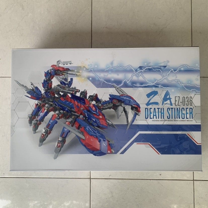 Jual ZA model Zoids 1/72 Lloyd's Death Stinger Scorpion red and blue EZ ...