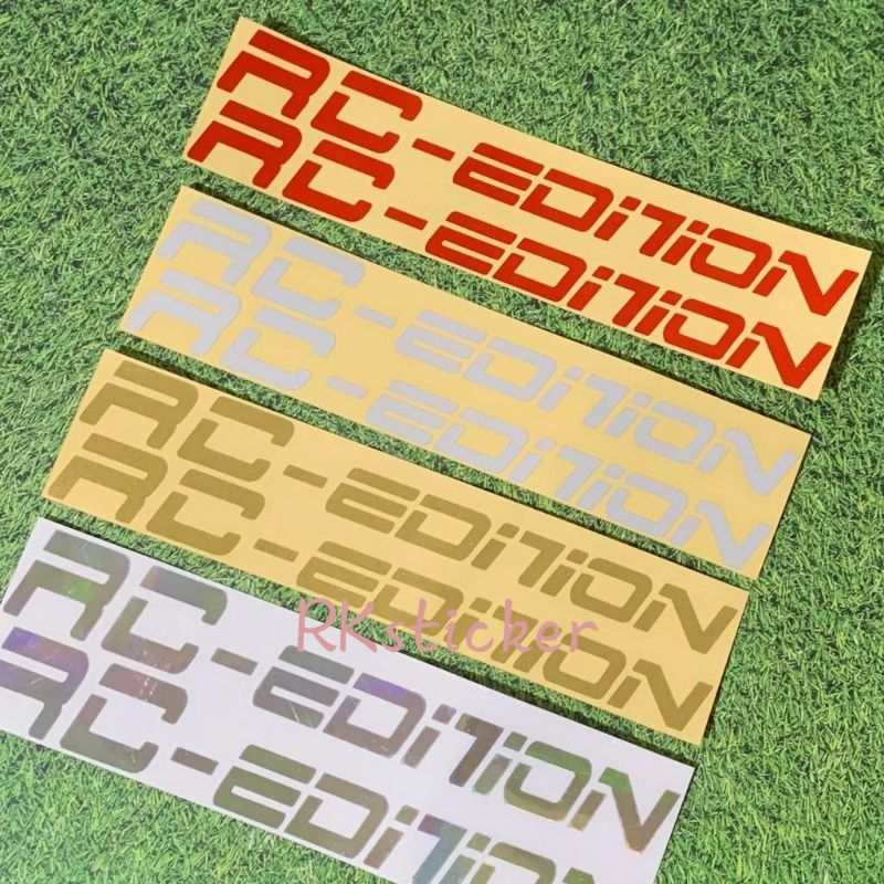 Jual STIKER RC EDITION CUTTING STICKER SHOK DEPAN KEREN | Shopee Indonesia